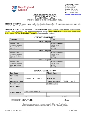 Fillable Online Request a Transcript - NEC Alumni Online Fax Email ...