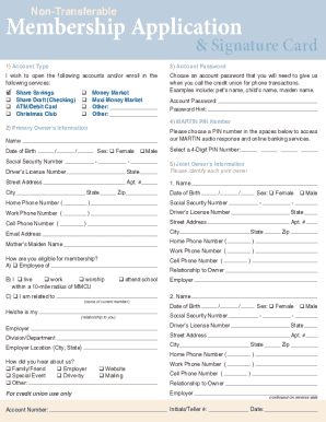 Fillable Online honorary non-transferable term membership application ...
