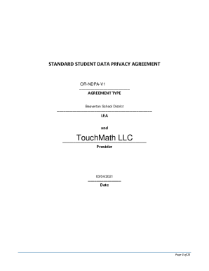 Fillable Online This Student Data Privacy Agreement (DPA) is entered ...