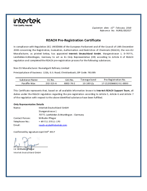 Fillable Online Pre-Registration Certificate template Fax Email Print ...