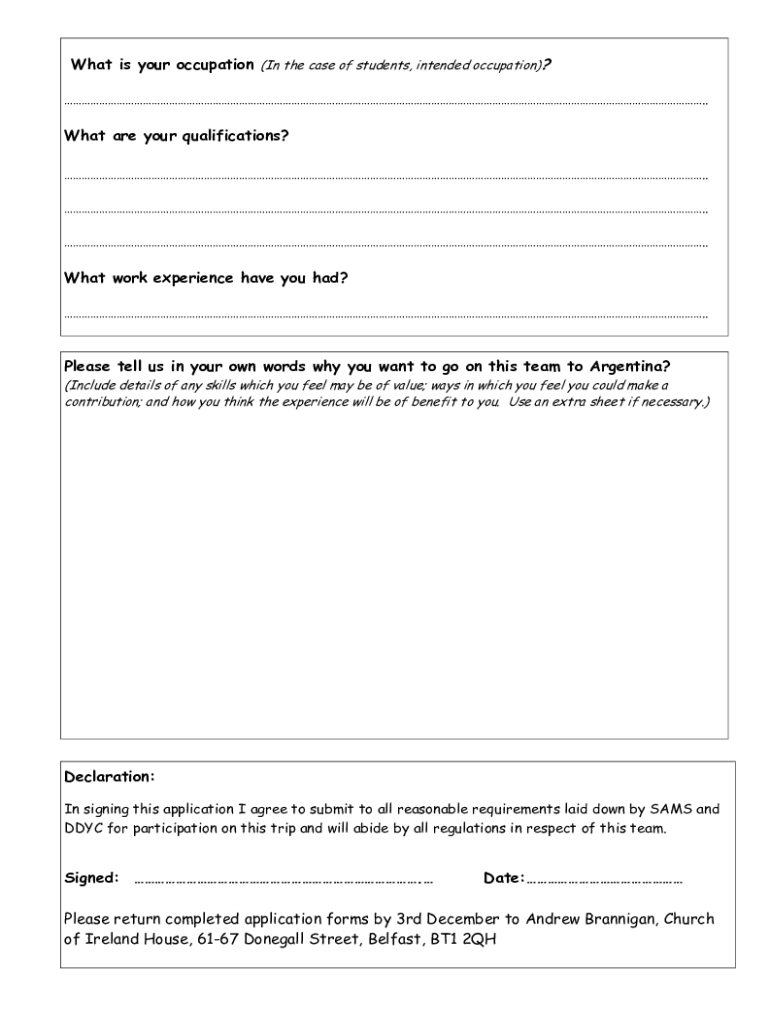 Fillable Online What Is an Occupation? (With Definition and Examples ...