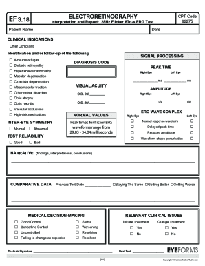 Fillable Online Advanced Visual Function Testing Order Form - USF ...