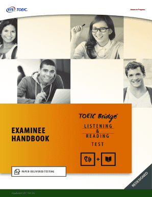 Fillable Online TOEIC Bridge Test Sample Questions - YouTube Fax Email ...