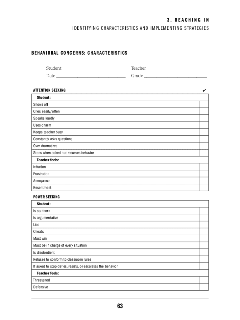 Fillable Online reach adventisteducation Low Prep Activities to Make Teaching Character Traits ...