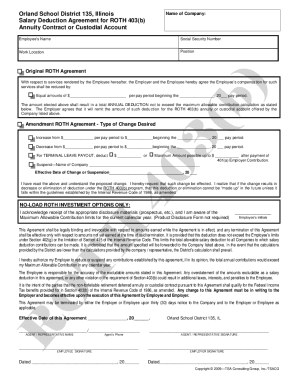 Fillable Online salary reduction / deduction authorization and amendment form Fax Email Print ...