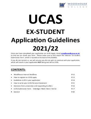 Fillable Online Wellbeing tips for completing your UCAS application Fax ...
