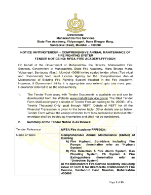 Fillable Online mahafireservice gov DIRECTORATE OF MAHARASHTRA FIRE ...