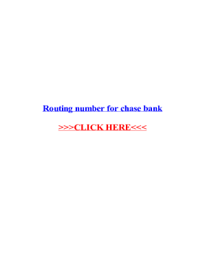 Fillable Online Chase Routing NumberUnited States - Wise Fax Email ...