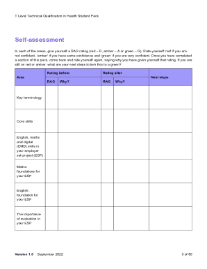 Fillable Online T Level Technical Qualification in Health - Employer ...