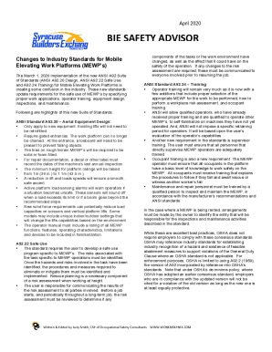 Fillable Online ANSI A92: Your Guide to the New Aerial Lift Standards ...