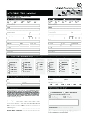 Fillable Online APPLICATION FORM. i. Title ii. Full Name: (Mr./ Miss ...