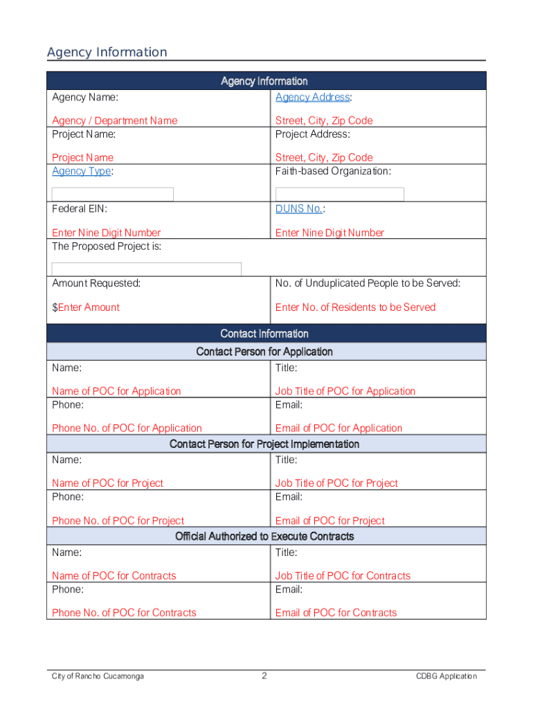APP - CDBG Public Service.docx - City of Rancho Cucamonga Doc Template | pdfFiller