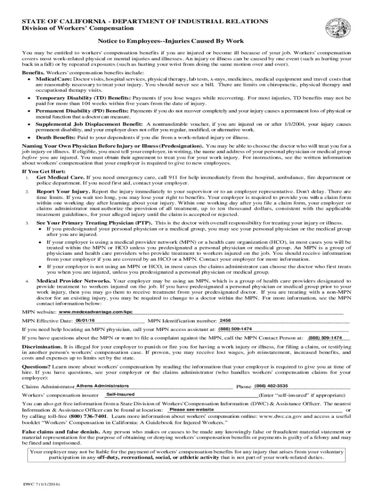 Fillable Online Supplemental Job Displacement Benefit: A ...