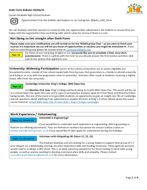 Fillable Online Not Going to Uni straight after Sixth Form Work ...