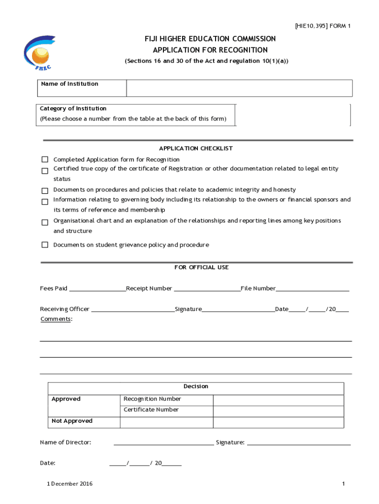 Fillable Online Application form for Registration - Higher Education Commission Fax Email Print ...