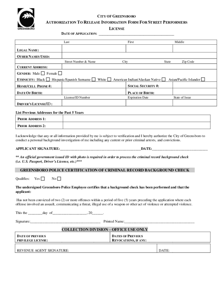 Fillable Online Street Performance application form (Doc, 163kB) - StudyLib Fax Email Print ...