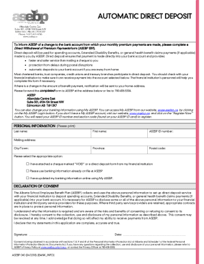Fillable Online Automatic Banking Form Fax Email Print - pdfFiller