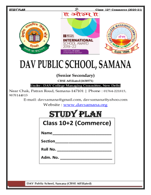 Fillable Online Welcome to D.A.V. PUBLIC SCHOOL, THANE Fax Email Print ...