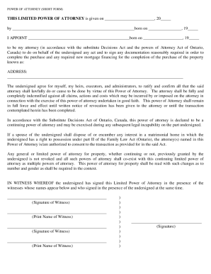 Fillable Online statutory form power of attorney important information ...