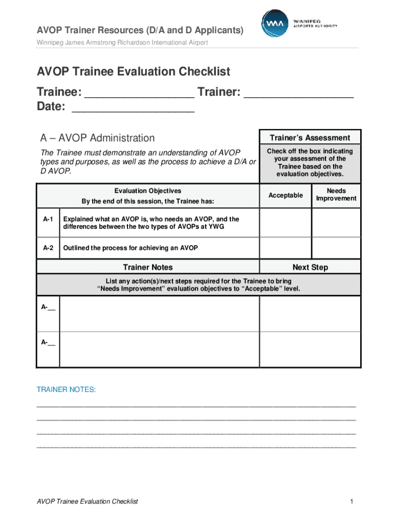 Fillable Online Airside Vehicle Operations Permit (AVOP) Fax Email ...