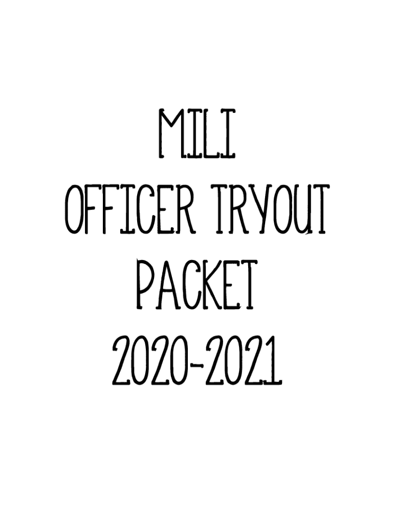 Fillable Online DandiLion Drill Team Constitution & Line/Officer tryout ...