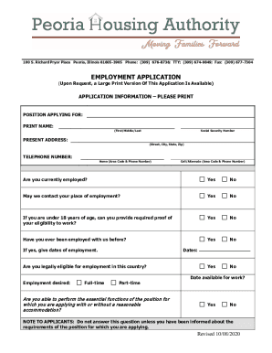 Fillable Online Peoria Housing Authority - Advocates for Access Fax ...