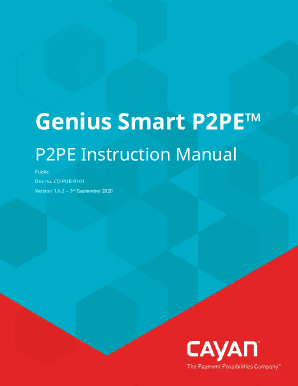 Fillable Online Genius Smart P2PE Fax Email Print - pdfFiller