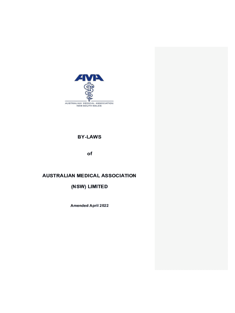 Fillable Online Council Rules and AMA Bylaws Relevant to the AMA ...