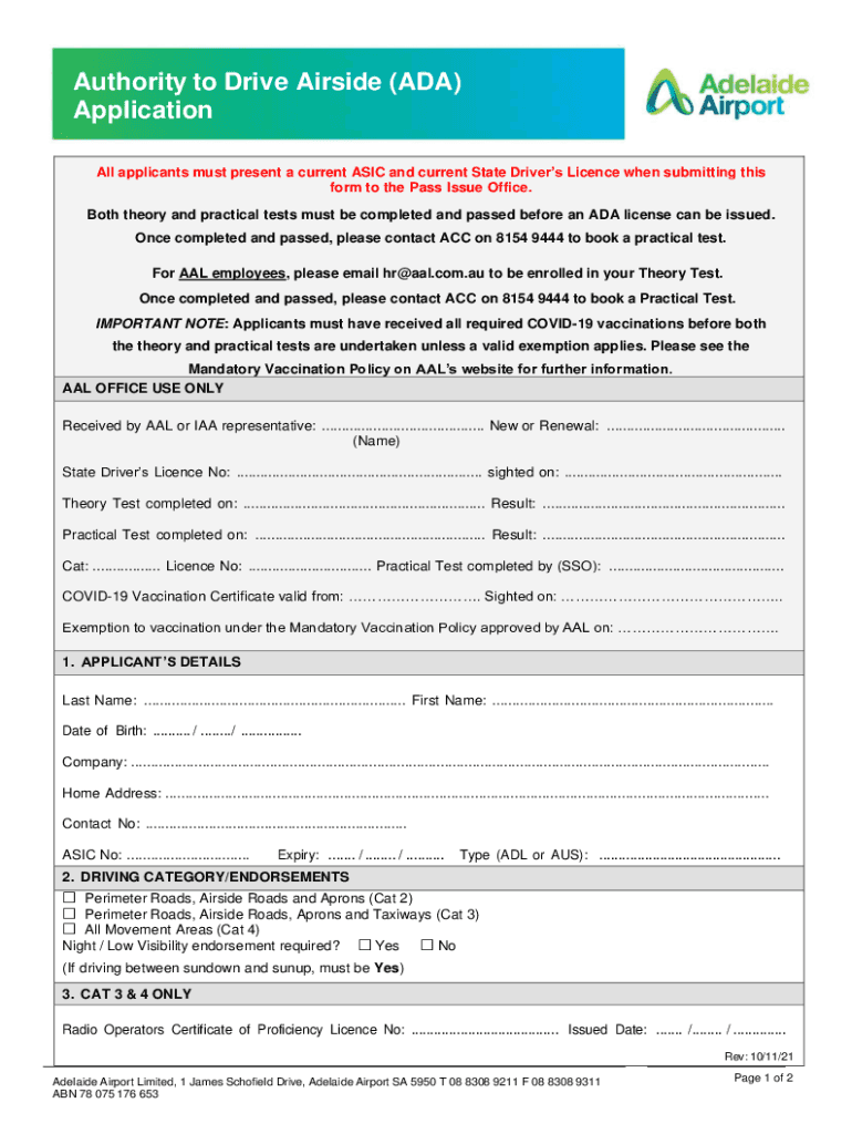 Fillable Online Airside Vehicle Control Handbook - Melbourne Airport ...