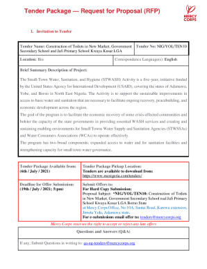 Fillable Online What is the Difference between RFP, RFQ and Invitation ...