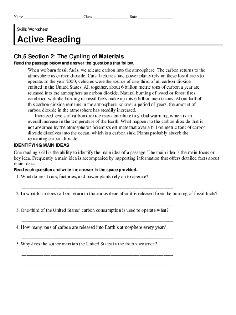 Fillable Online Skills Worksheet 25- 26.docx - Skills Worksheet Active... Fax Email Print ...