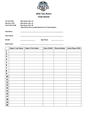 Fillable Online Explaining CFL roster rules and what they mean for ...