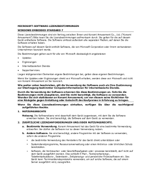 Fillable Online Microsoft Software License Terms Windows EMBEDDED ...