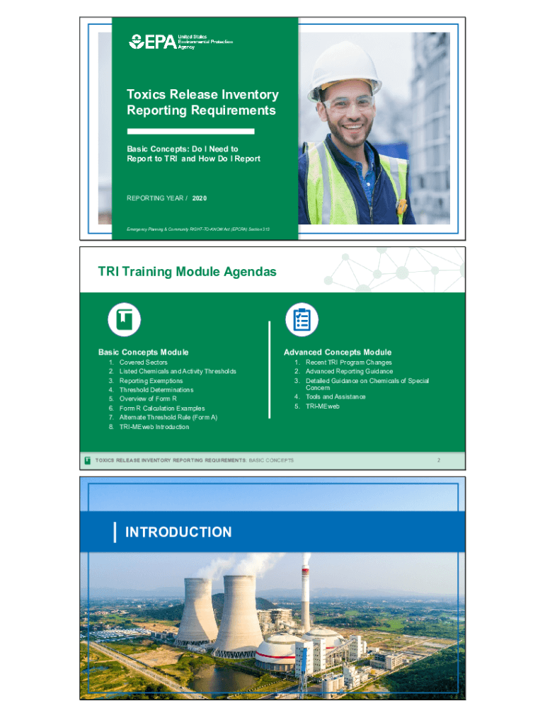 Fillable Online The Toxics Release Inventory (TRI) and Factors to ...