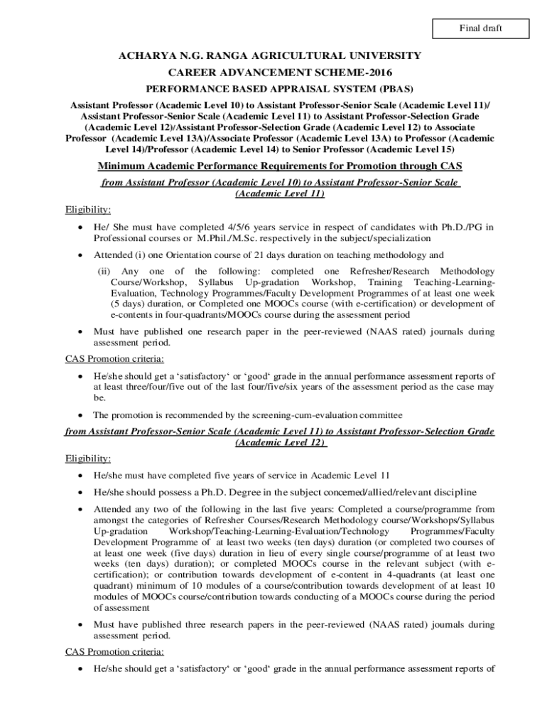 Fillable Online angrau ac acharya ng ranga agricultural university ...