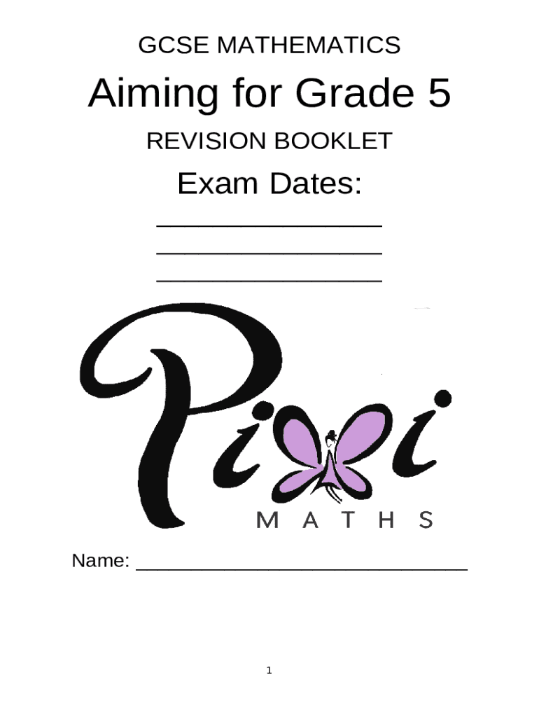 Aiming for grade 1 - Revision guide - The Lowry Academy Doc Template ...