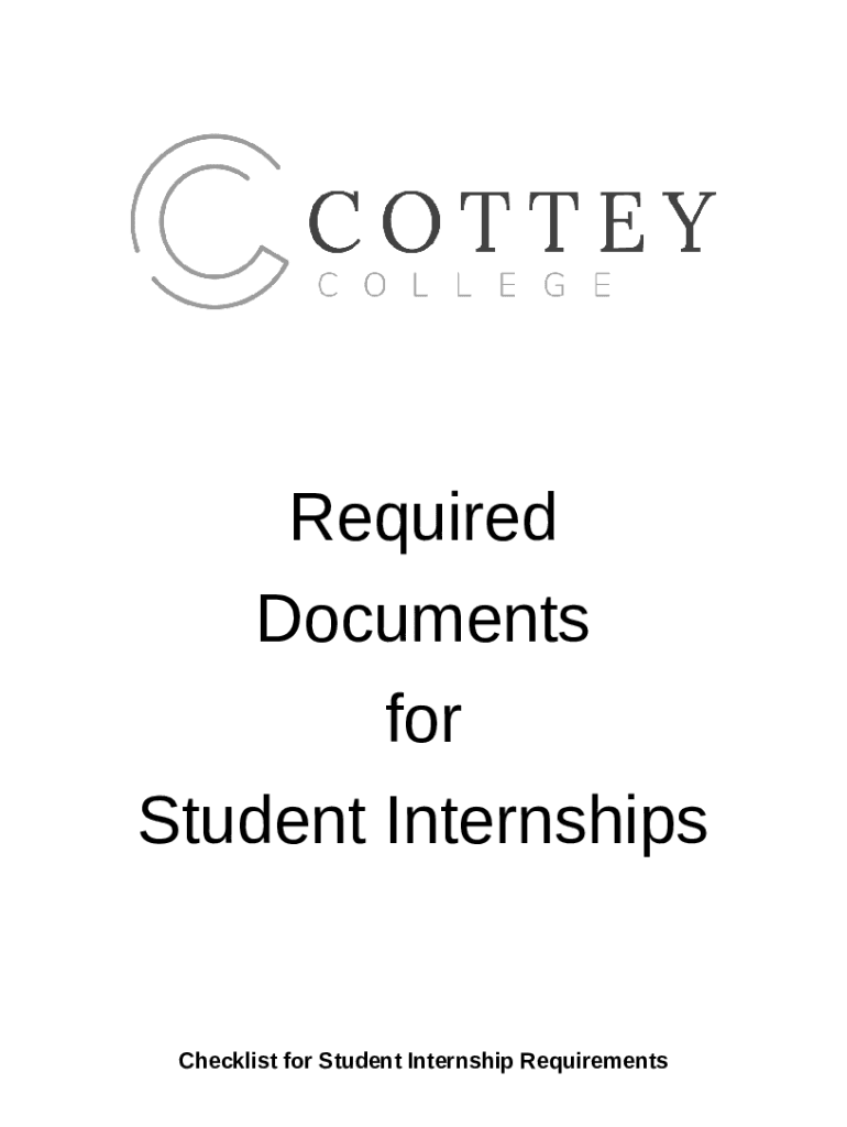 Internship Checklist and Agreement - cgspitt.edu Doc Template | pdfFiller