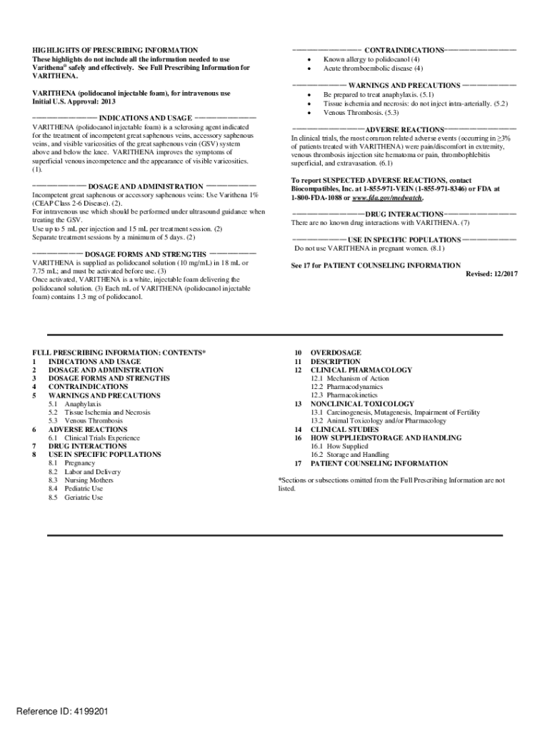 Fillable Online Strategies For Real World Use Of Varithena Chemical