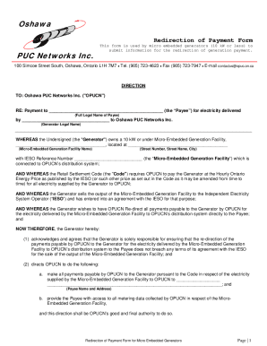 Fillable Online Form CMicro-Embedded Generation Connection Application ...