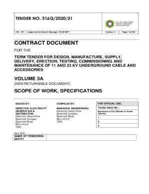 Fillable Online EXAMPLE DOCUMENT FOR MINOR MECHANICAL/ELECTRICAL CONTRACTS Fax Email Print ...