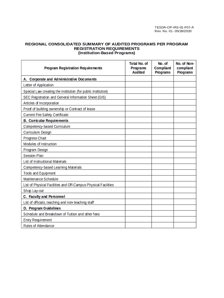 TESDA-OP-IAS-01-F07-B Rev.02.docx Doc Template | pdfFiller