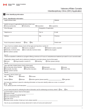 Fillable Online Information for healthcare service providers - Veterans ...