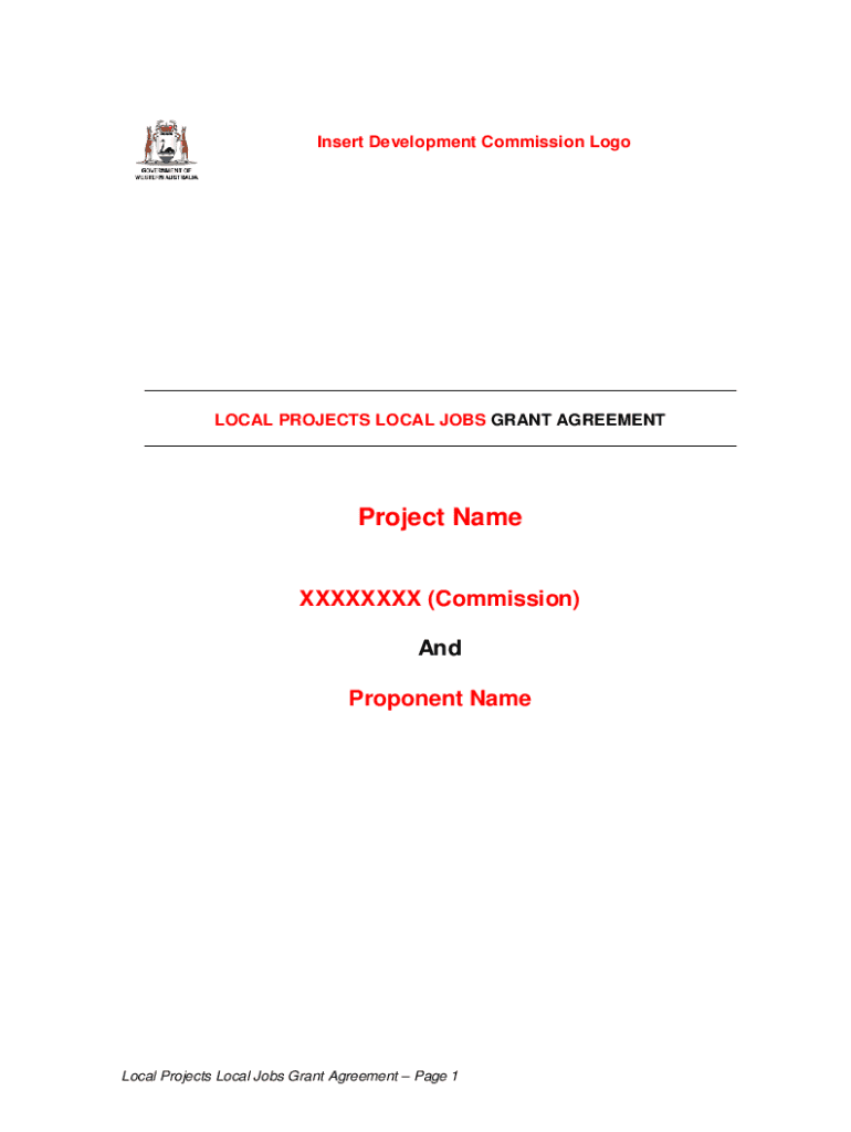 Fillable Online APPENDIX C: Grant Funding Agreement Template Fax Email ...