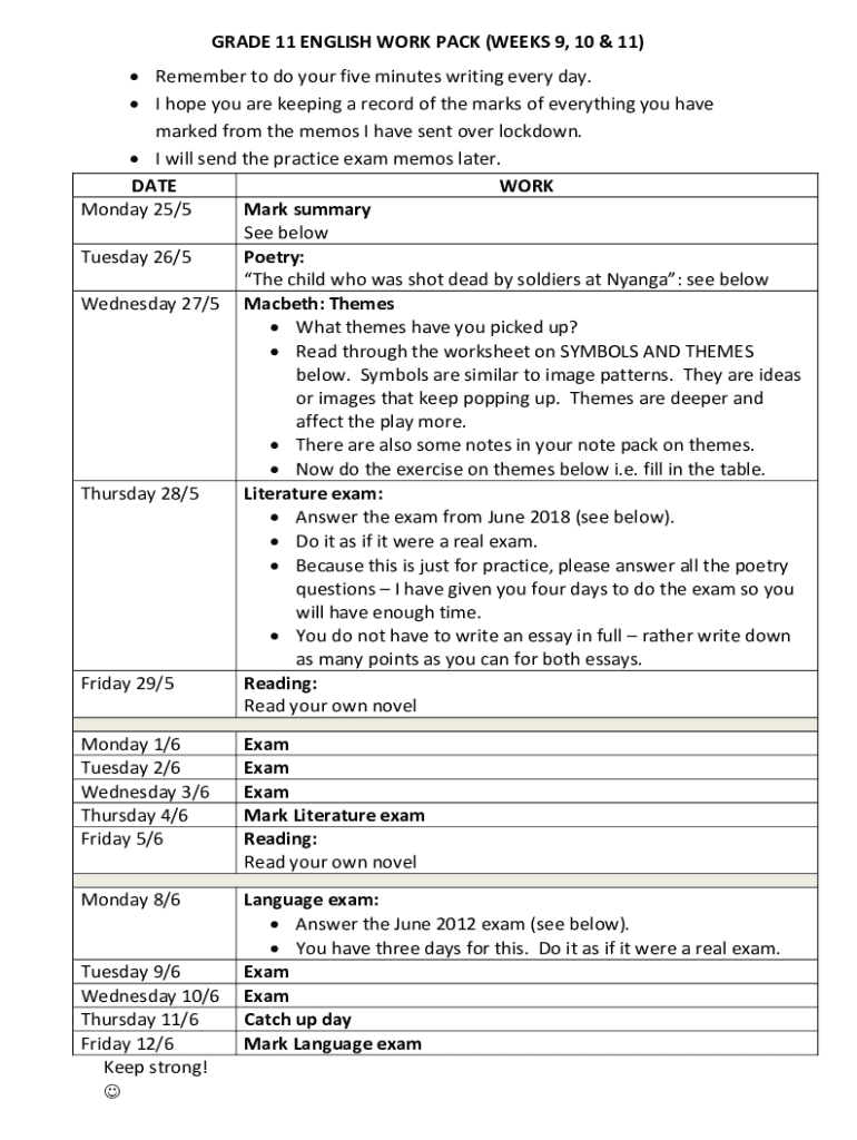 Fillable Online 11th Grade English Worksheet Bundle: - Edmentum Fax ...