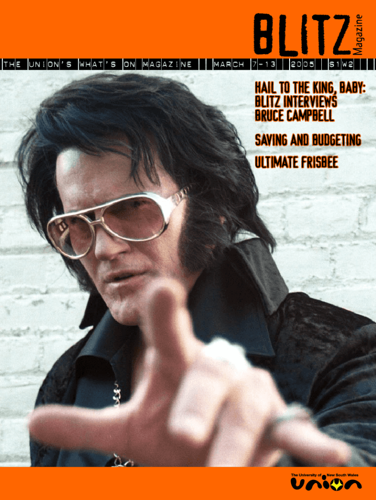 Fillable Online HAIL TO THE KING, BABY: BLITZ INTERVIEWS BRUCE ... Fax ...