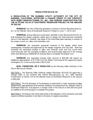 Fillable Online Resolution Template - CA.gov Fax Email Print - pdfFiller