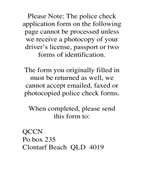 Fillable Online Police Certificates FAQs - ACRO Criminal Records Office ...