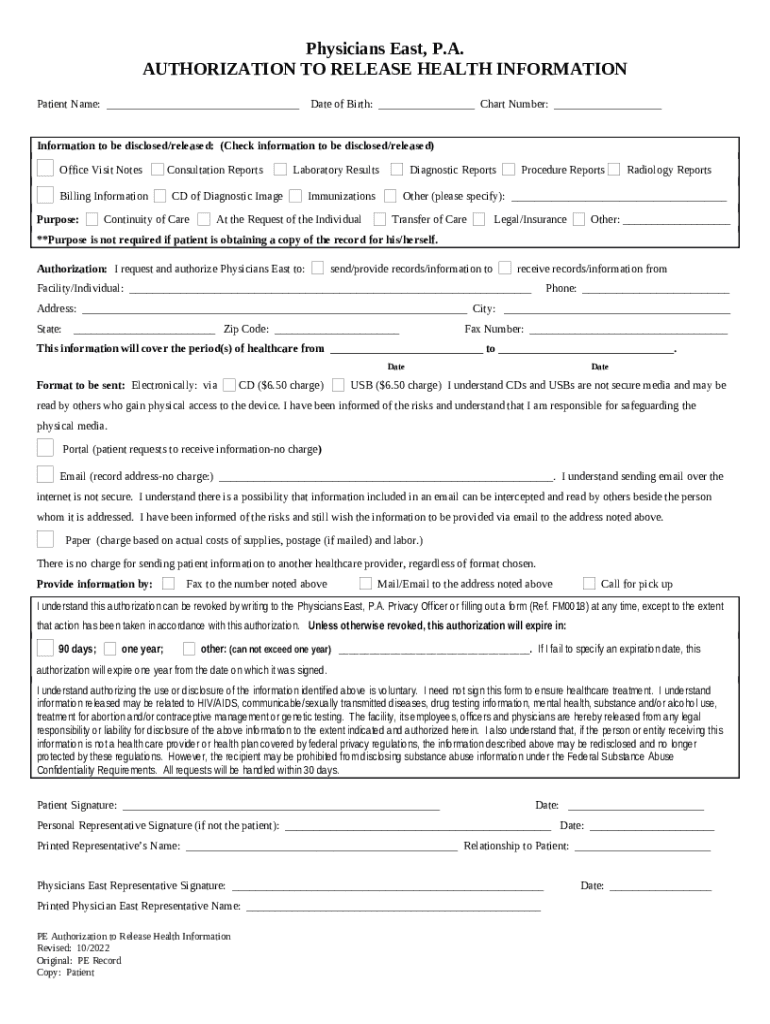 authorization for release of identifying health ination Doc Template ...