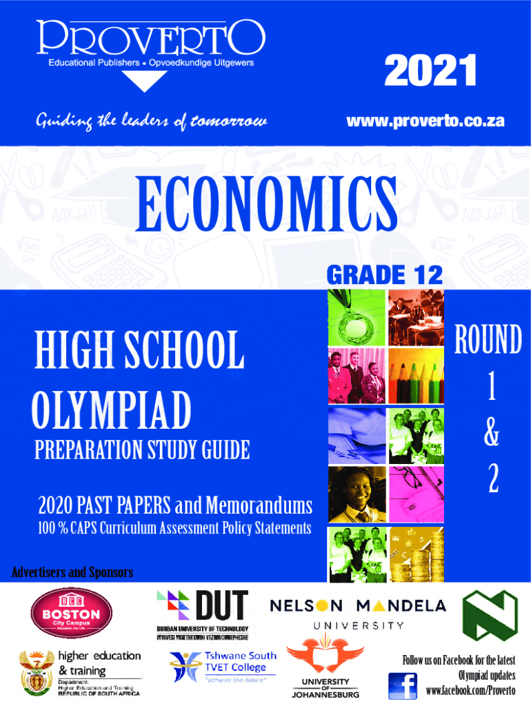 Fillable Online Grade 12 ECONOMICS Preparation Guide Round 1 and 2 Fax ...
