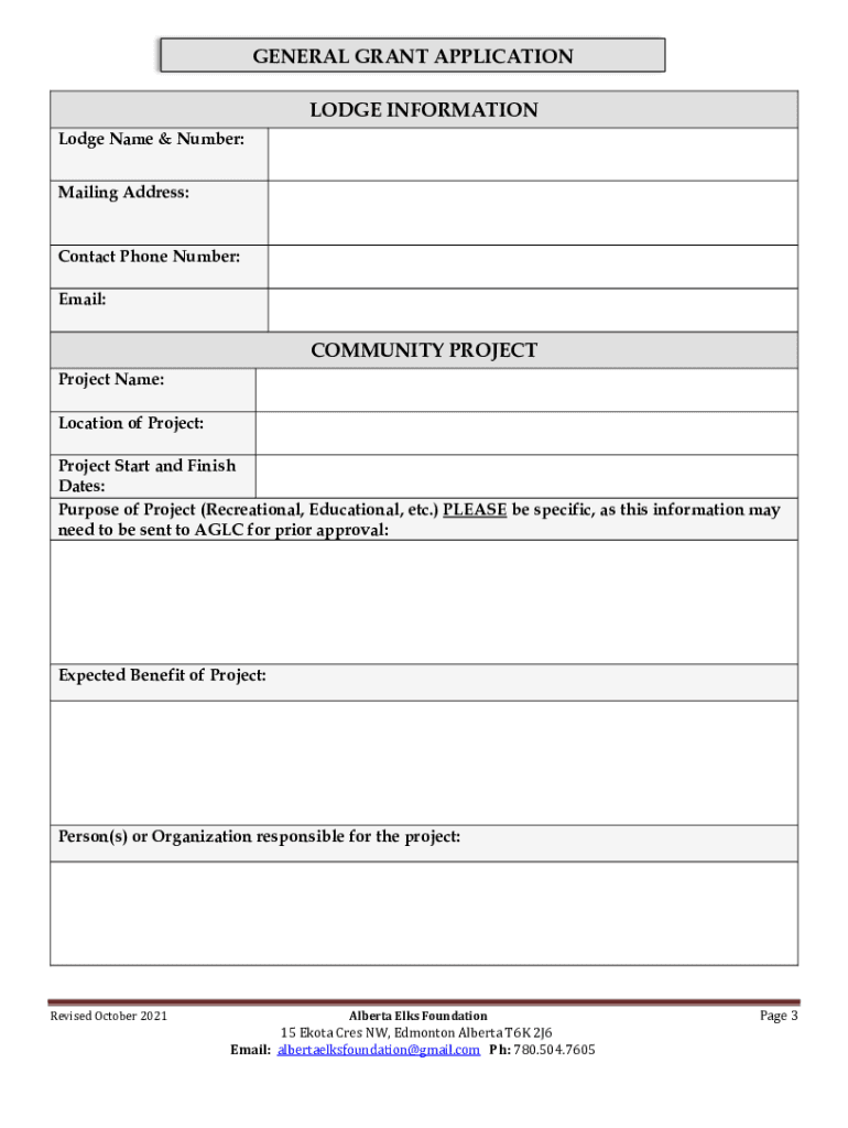 Fillable Online Common Grant Application Form/Common Grant Report Form Fax Email Print - pdfFiller